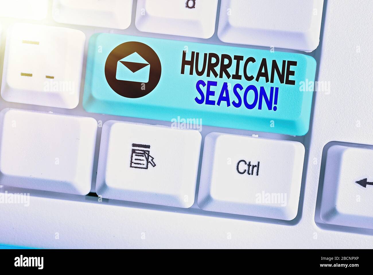 Tropical cyclones with lightning hi-res stock photography and images ...