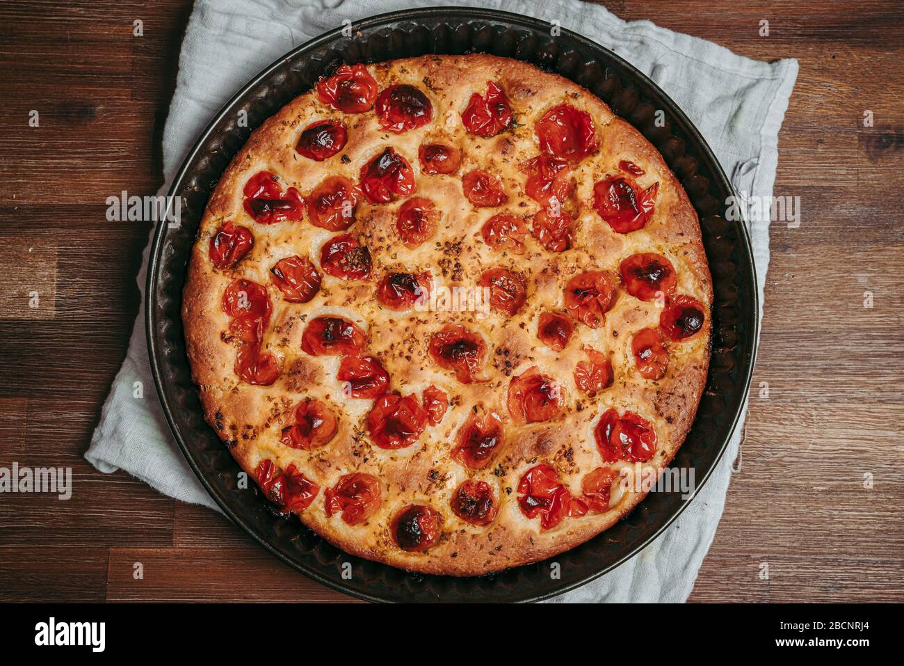 Delicious home made focaccia bread from Puglia, Italy Stock Photo - Alamy