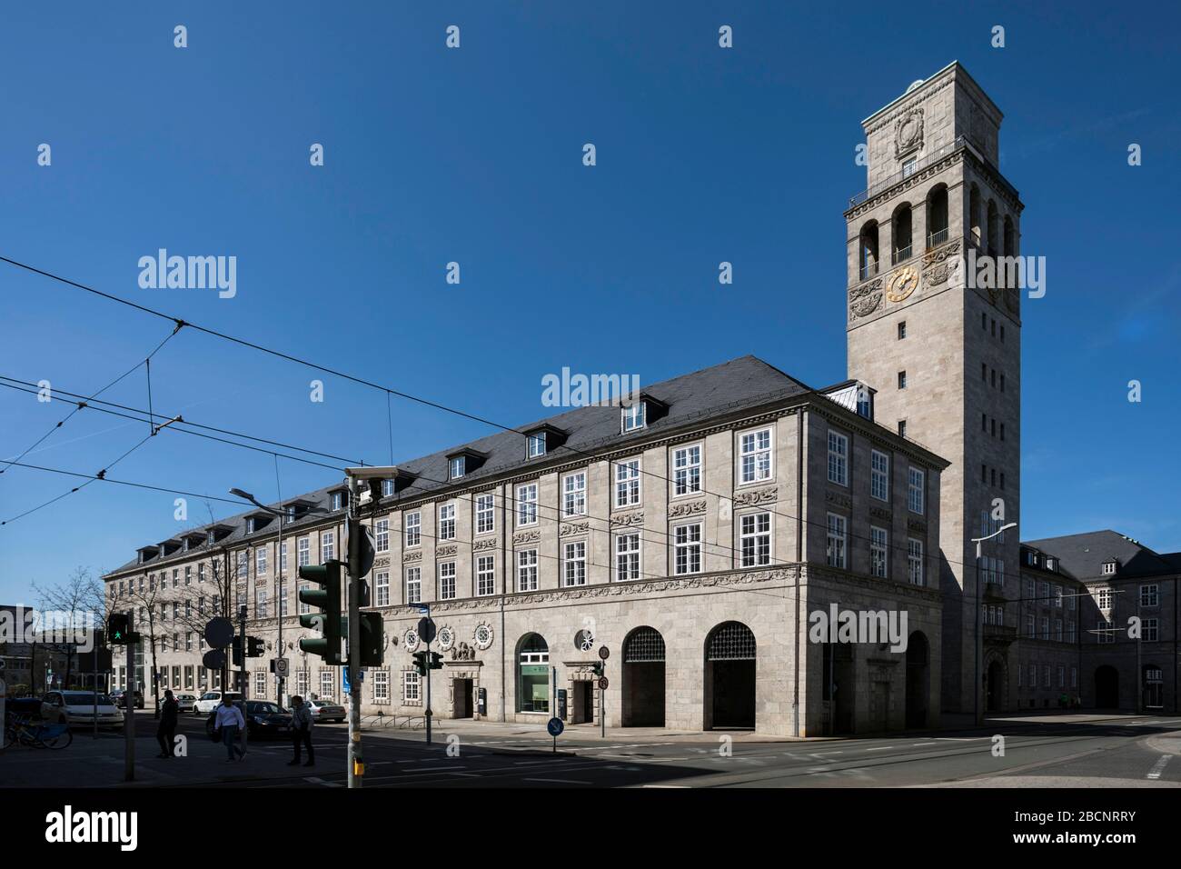 City hall in the city center of Mulheim an der Ruhr Stock Photo - Alamy