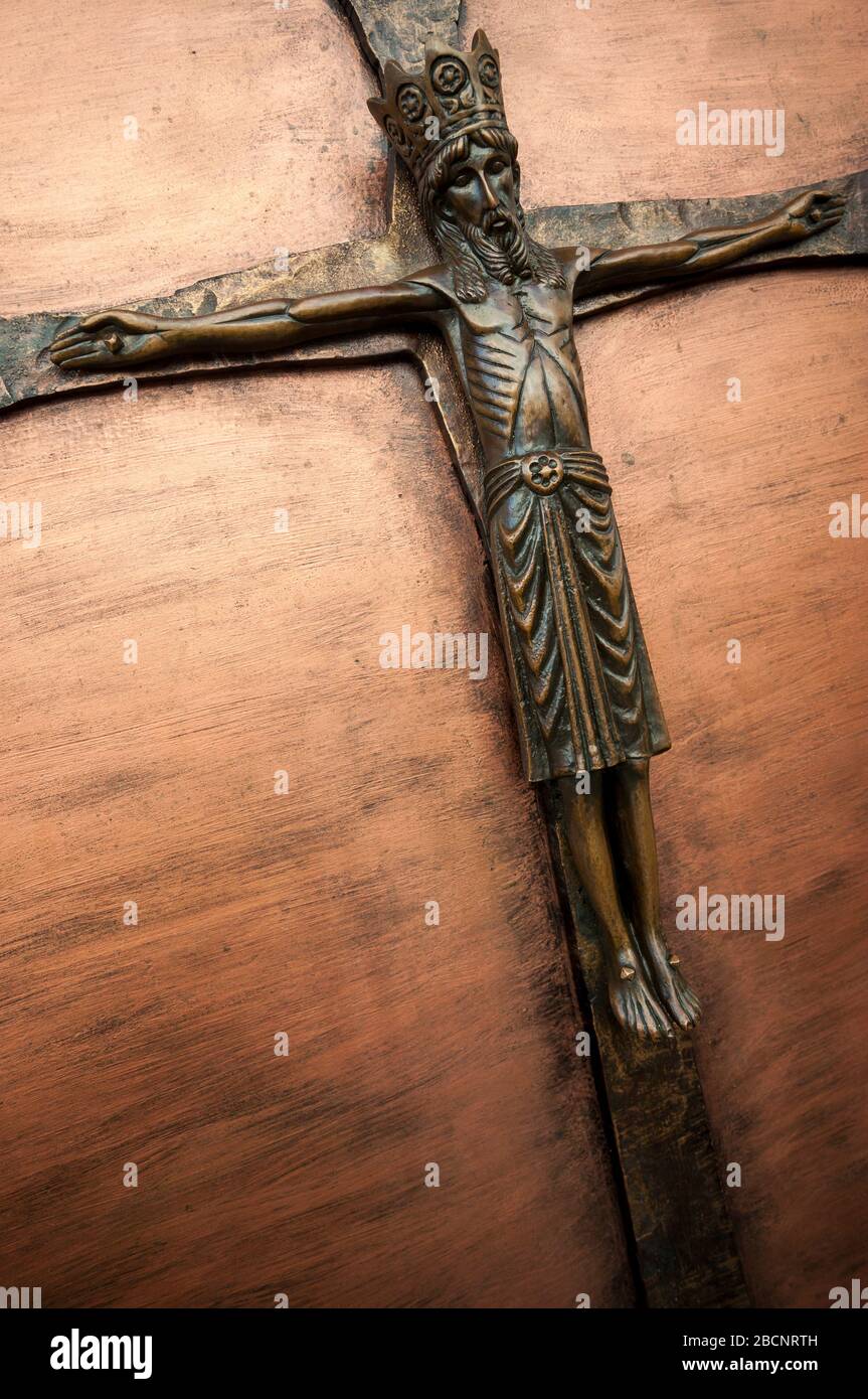 Jesus hanging on the cross hi-res stock photography and images - Alamy