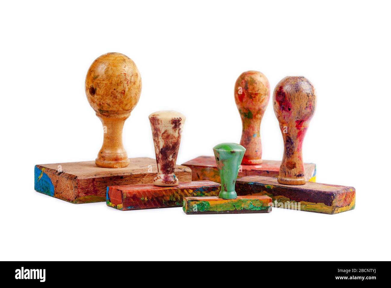 Set wooden hand on Cut Out Stock Images & Pictures - Alamy