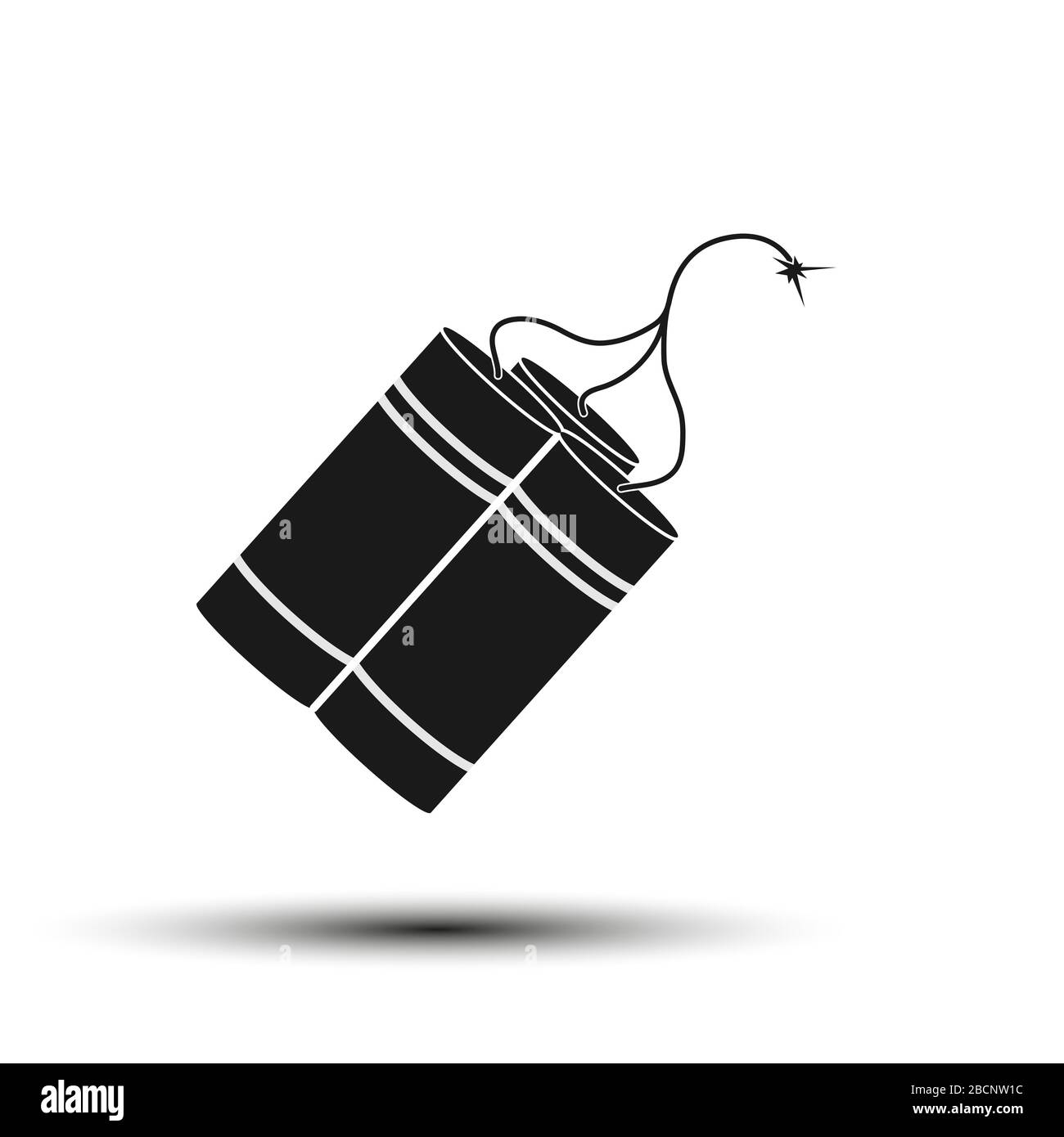 Fireworks icon, thin line, filled silhouette isolated on white ...