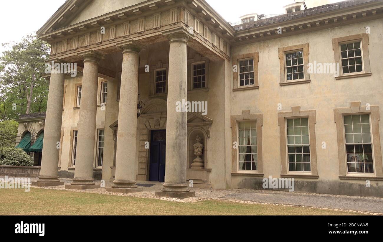 The Swan House as a part of Atlanta History Center - ATLANTA, USA ...
