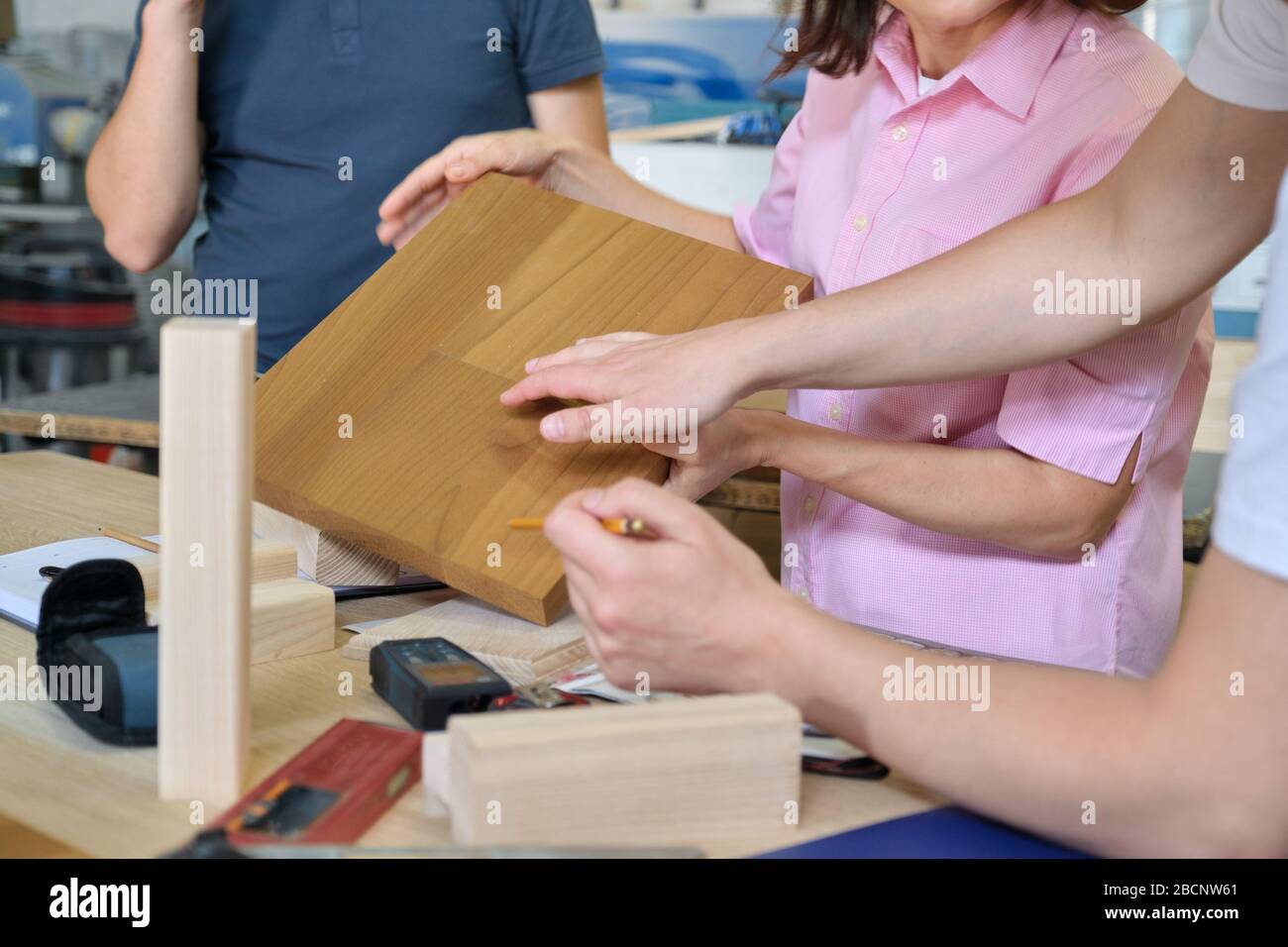 Woodworker joiner old business hi-res stock photography and images - Alamy