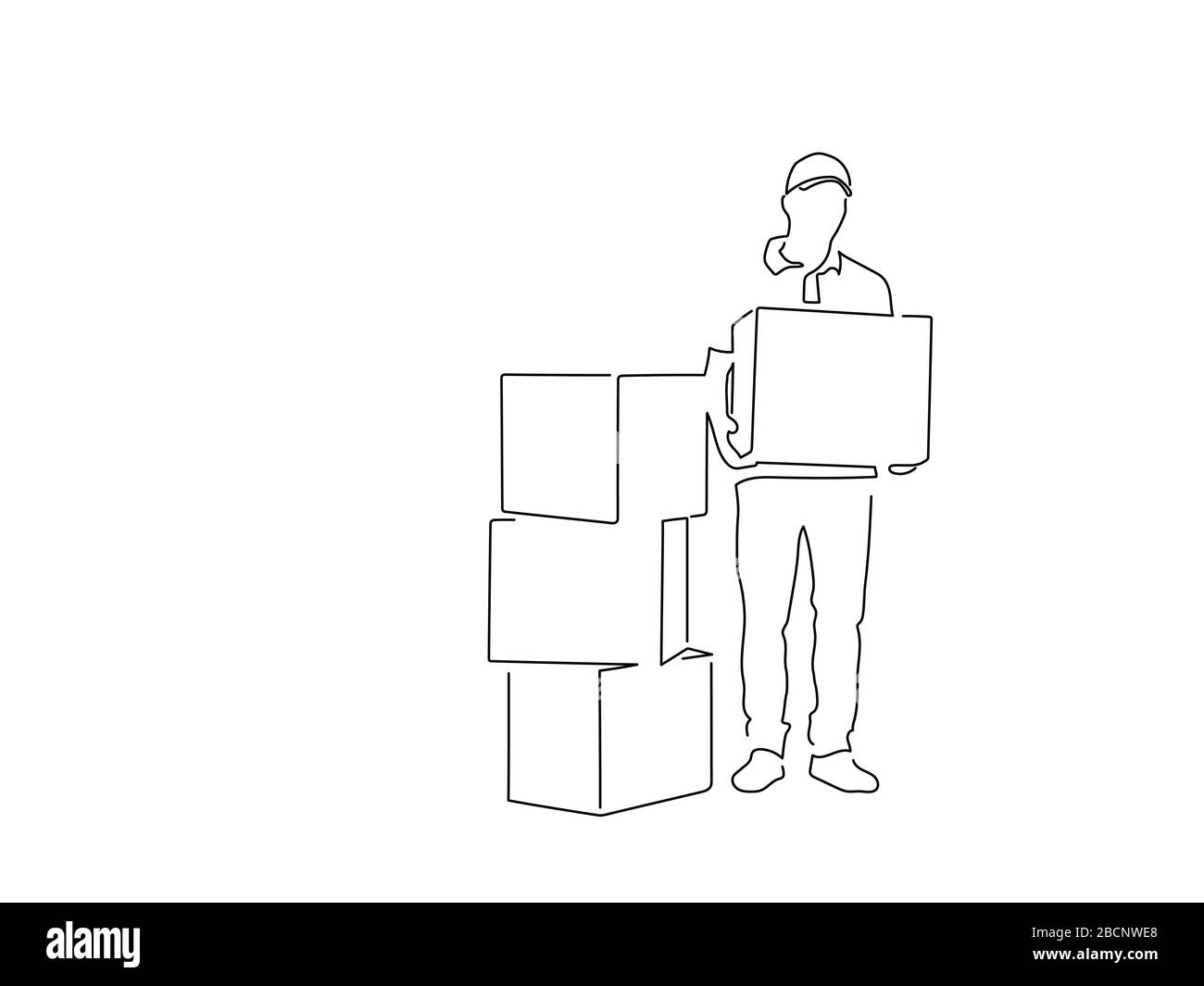 Man made line art hi-res stock photography and images - Alamy