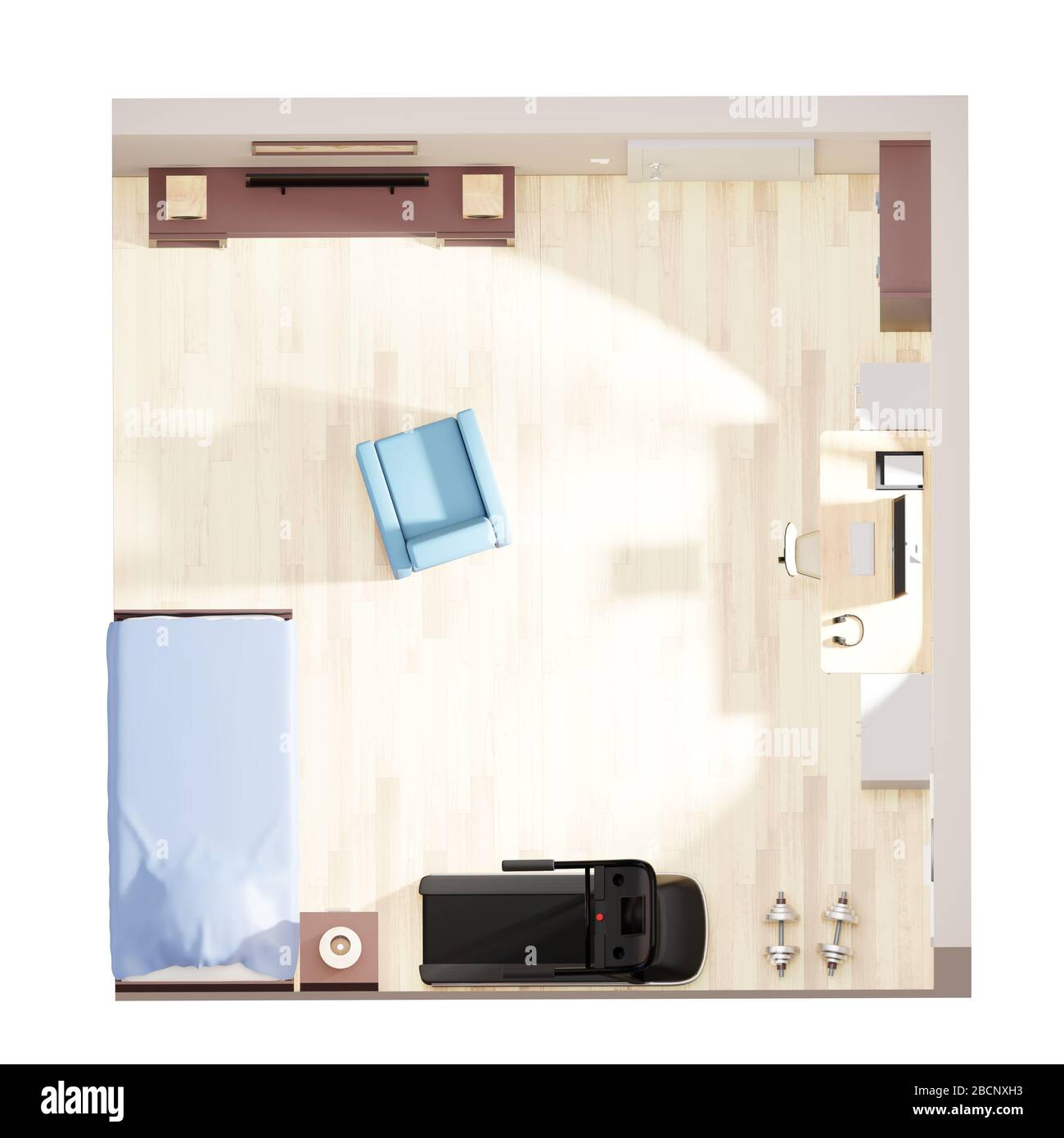 Office desk wall 3d Cut Out Stock Images & Pictures - Alamy