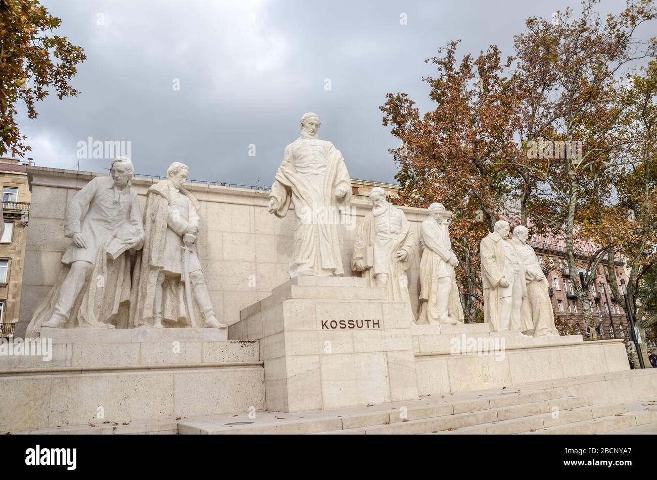 Budapest, Hungary - Nov 6, 2019: Lajos Kossuth Memorial in the ...