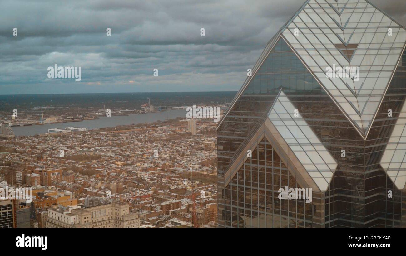 Two Liberty Tower over the city of Philadelphia - travel photography ...