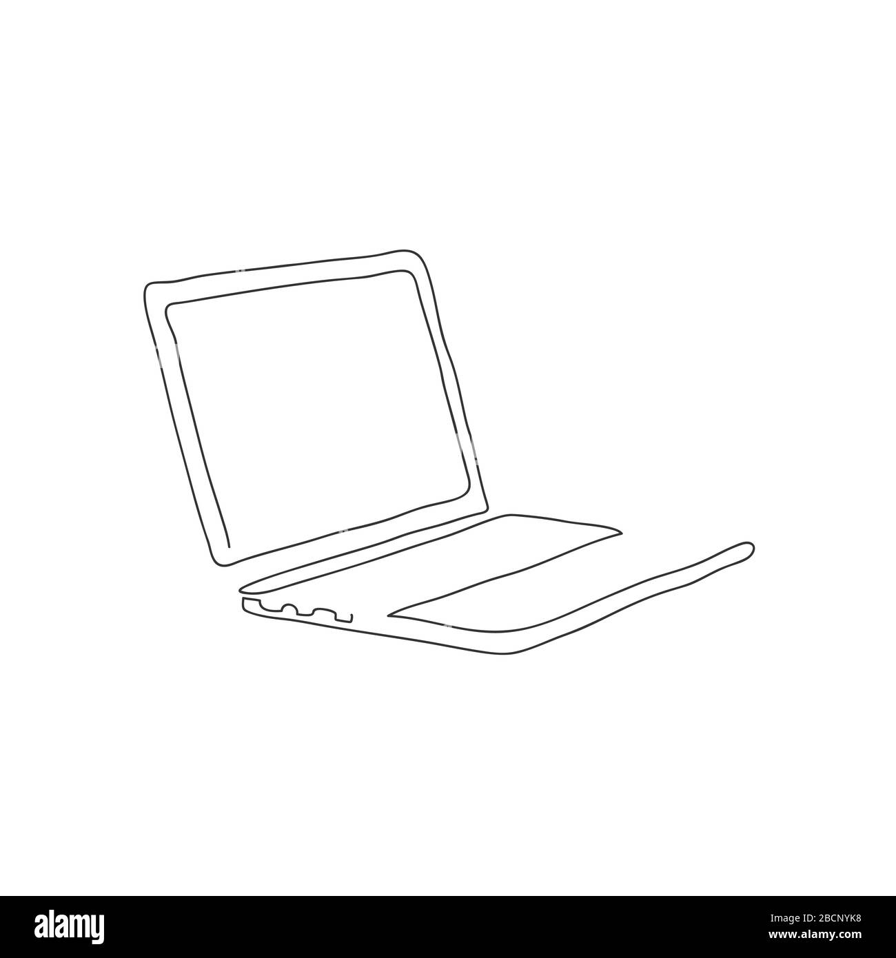 Technology line drawing, vector illustration design Stock Vector Image ...