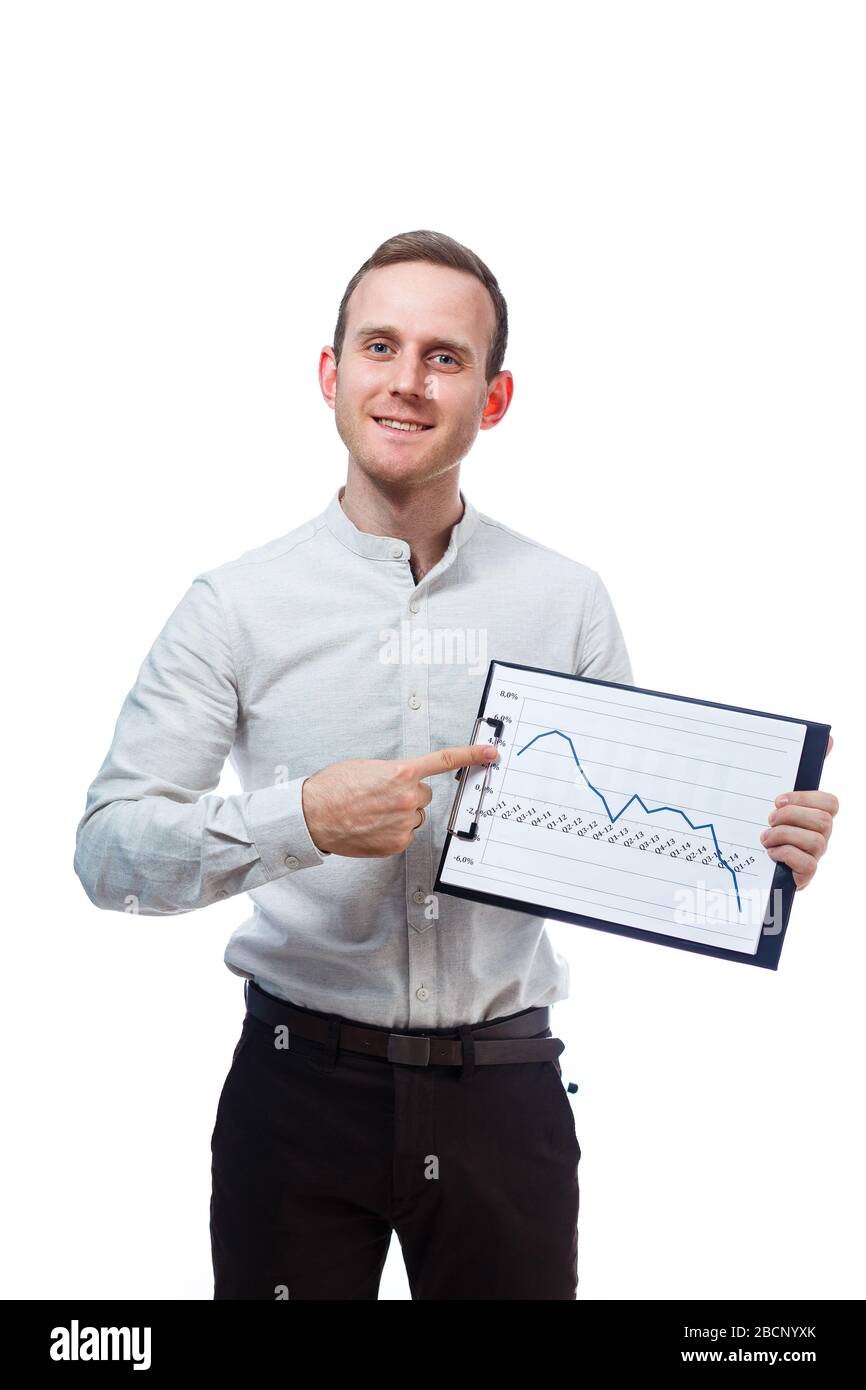 man businessman, a teacher, a mentor, study and sign documents a new ...