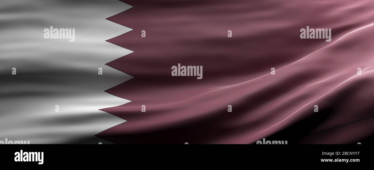 Qatar National Flag High Resolution Stock Photography and Images - Alamy