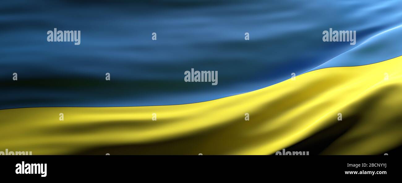 Ukraine sign symbol. Ukrainian national flag waving texture background ...