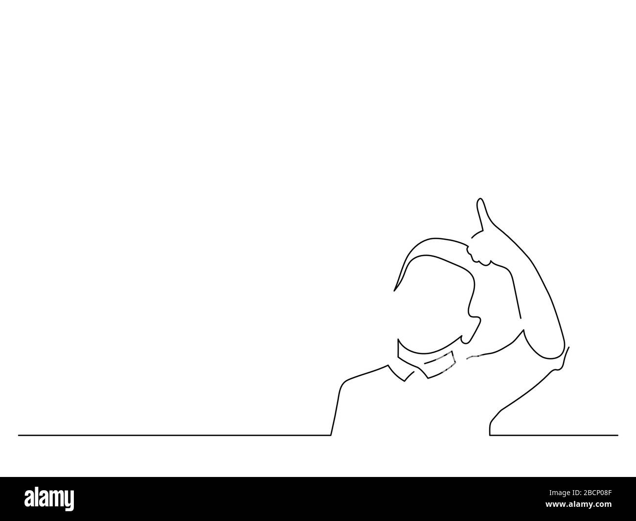 School isolated line drawing, vector illustration design. Education ...