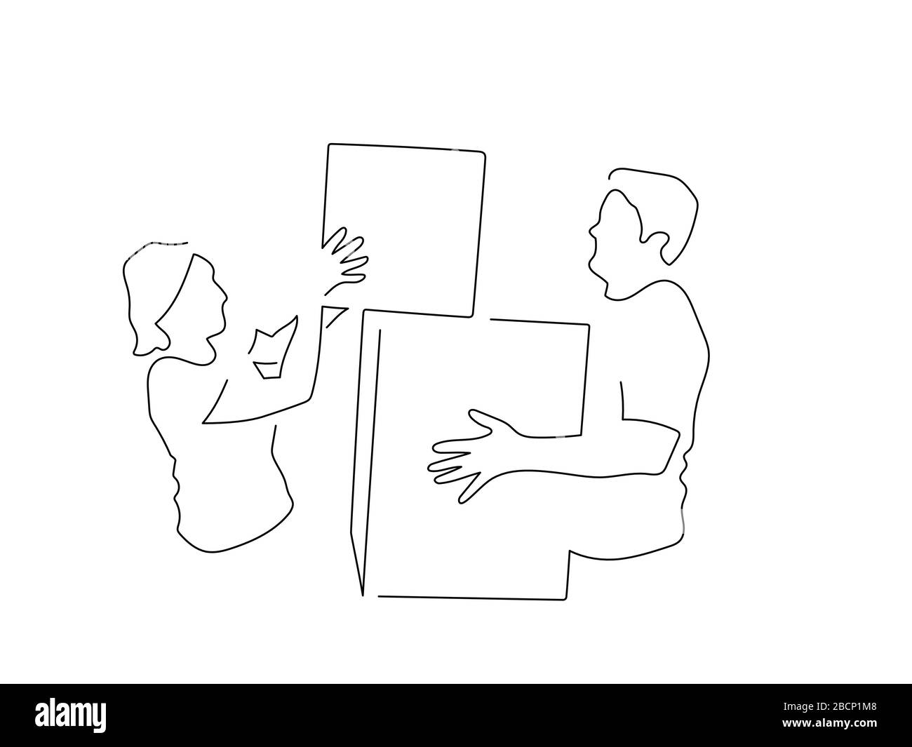 Minimalist logistics art hi-res stock photography and images - Alamy