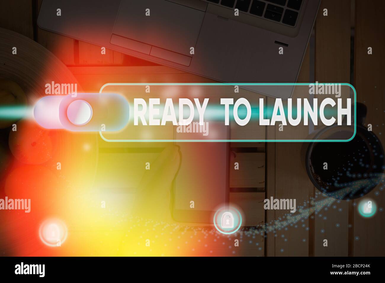 Conceptual hand writing showing Ready To Launch. Concept meaning an ...