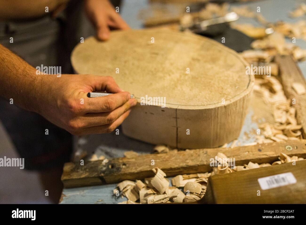 Traditional Hungarian buso mask making in progress Stock Photo - Alamy