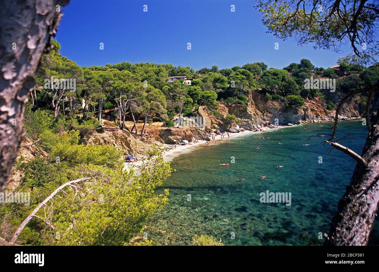 Peninsula of Giens Beach Darboussières Stock Photo - Alamy