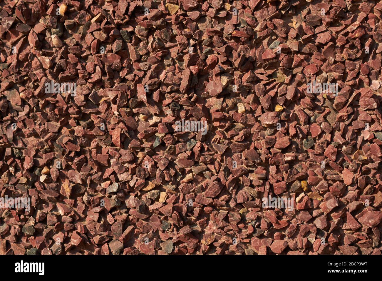 Clean small stone chips for the background Stock Photo - Alamy