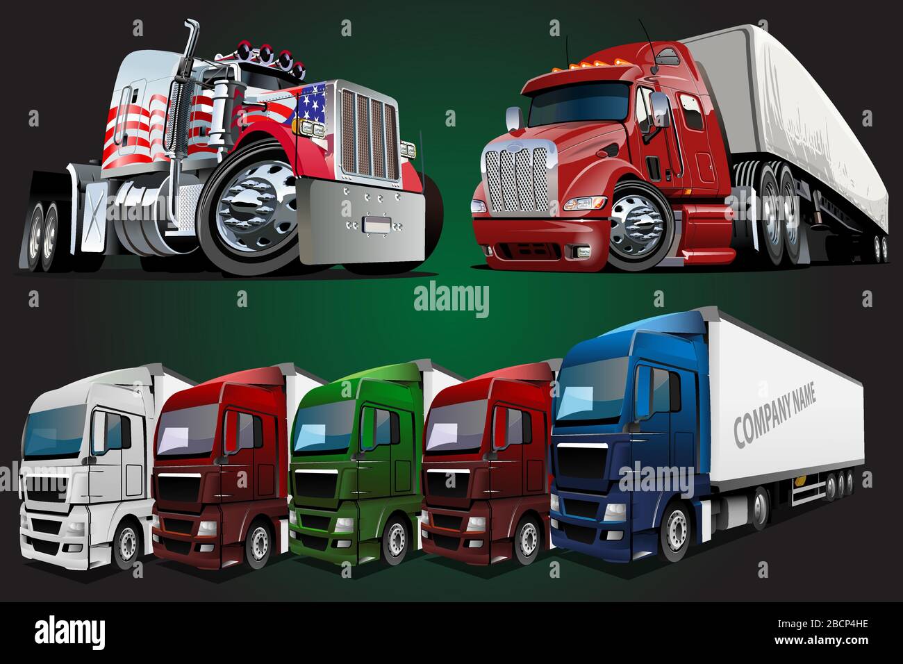 Heavy trucks design vector art Stock Vector Image & Art - Alamy