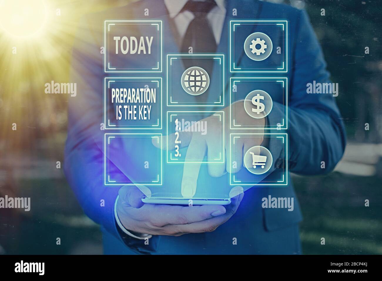 Writing note showing Preparation Is The Key. Business concept for it ...