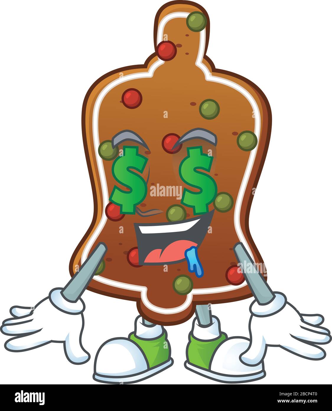 Gingerbread with eyes Stock Vector Images - Alamy