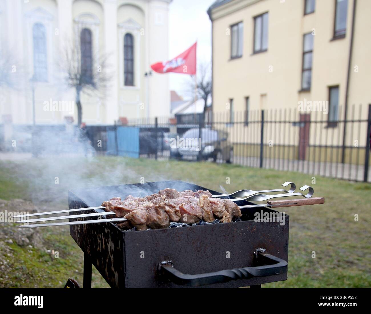 Flame grilled meat hi-res stock photography and images - Alamy