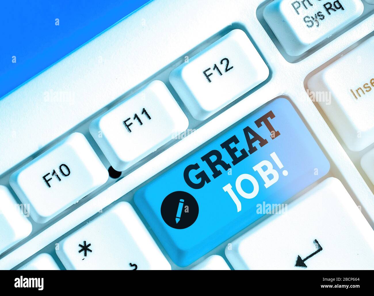 Word writing text Great Job. Business photo showcasing sed for telling ...