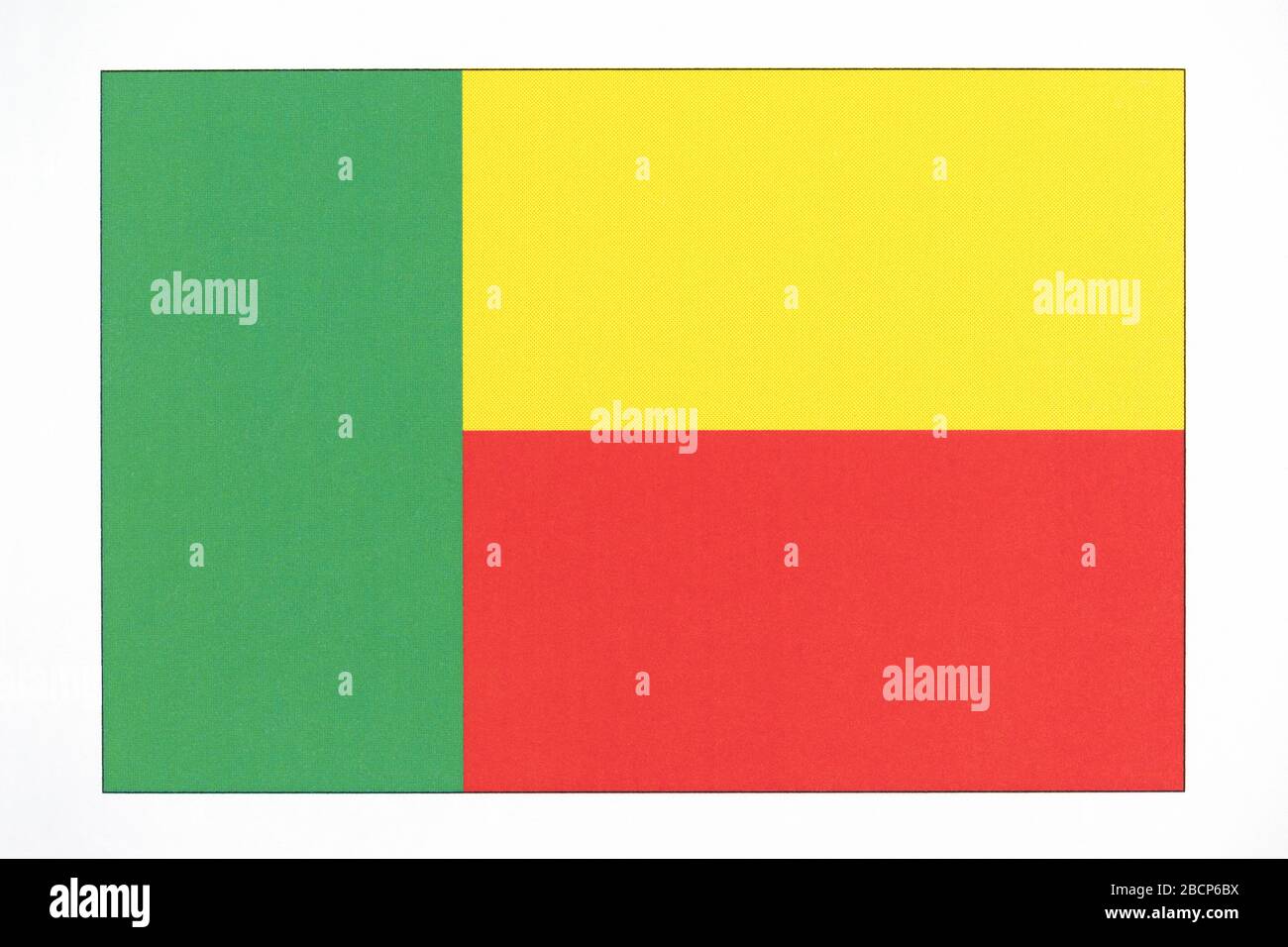 National flag of Benin Stock Photo - Alamy
