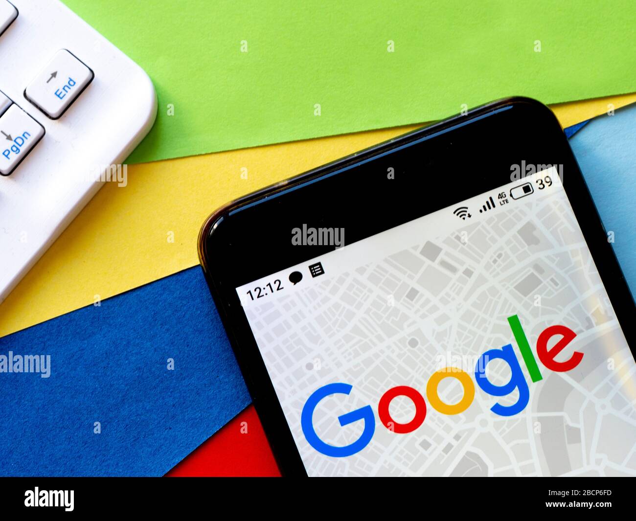 In this photo illustration Covid-19 Community Mobility Reports is seen ...