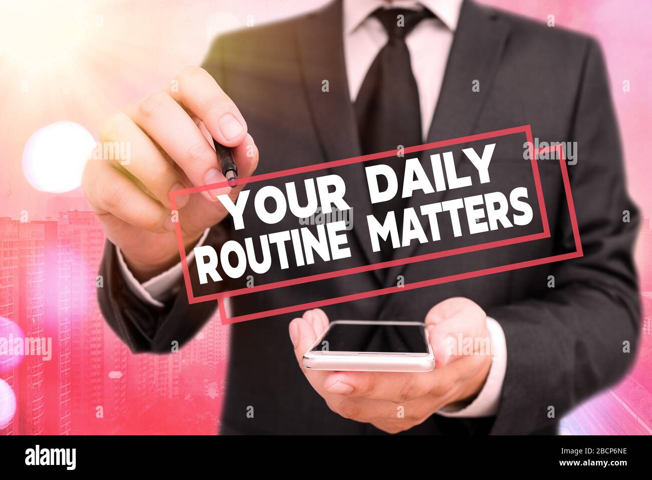 Handwriting text Your Daily Routine Matters. Conceptual photo practice ...