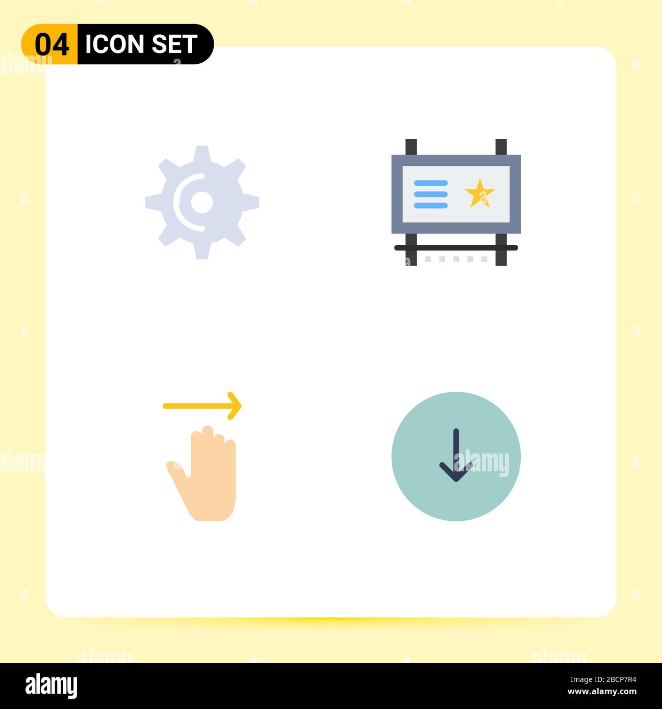 Hand gestures icons hi-res stock photography and images - Alamy