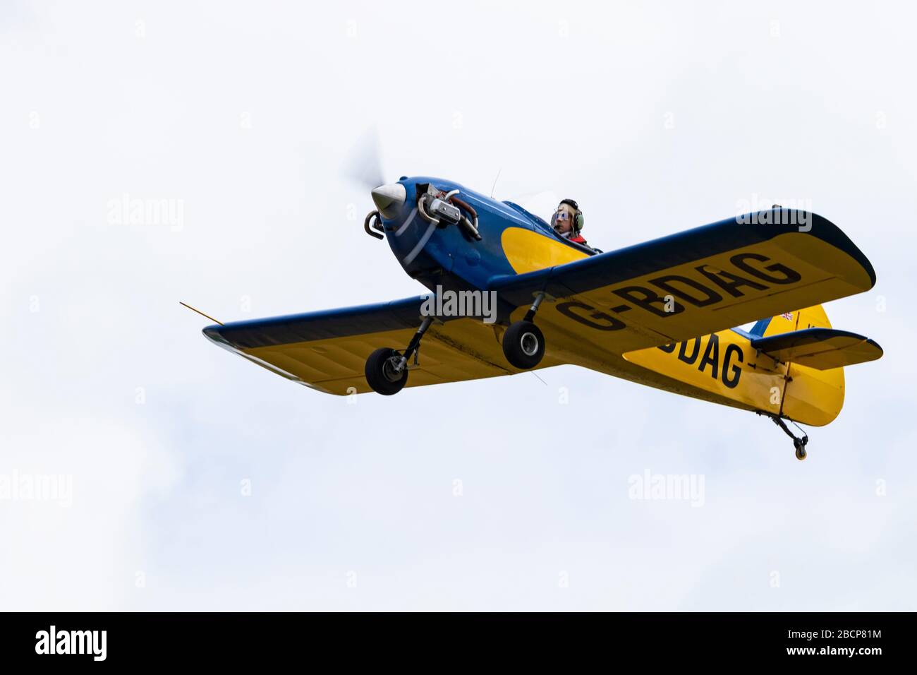 Low wing monoplane open cockpit hi-res stock photography and images - Alamy