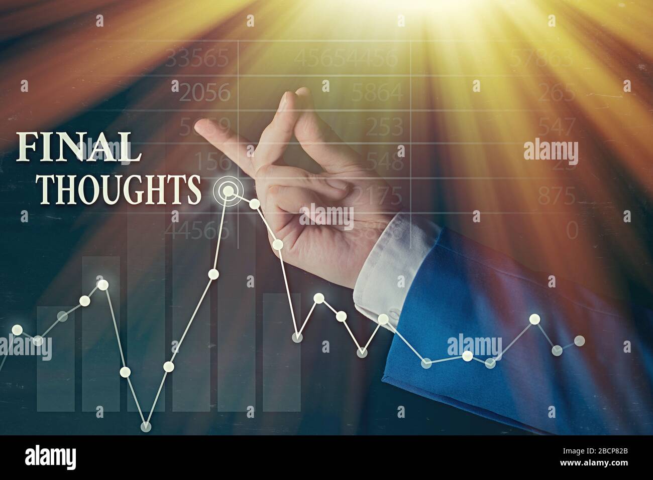 Text sign showing Final Thoughts. Business photo showcasing the ...