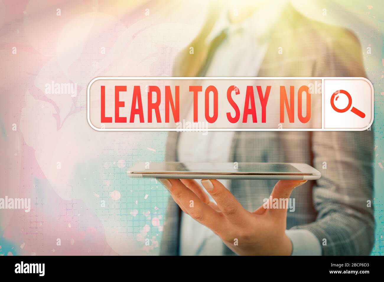 Conceptual hand writing showing Learn To Say No. Concept meaning ...