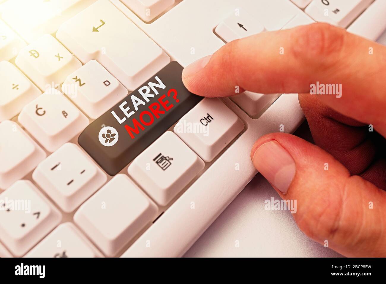 Conceptual hand writing showing Learn More question. Concept meaning ...