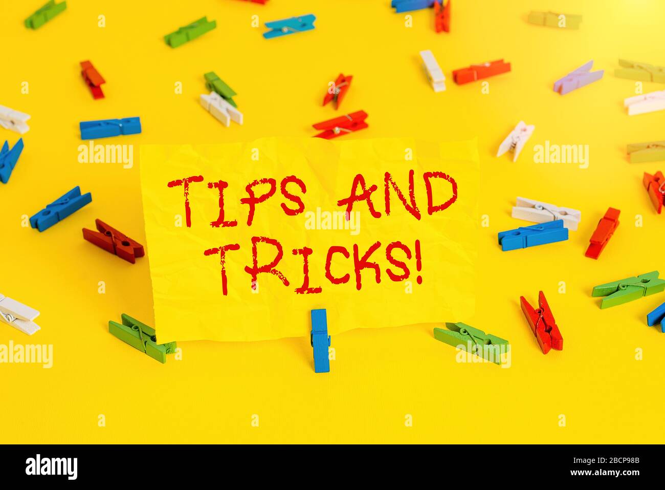 Handwriting text writing Tips And Tricks. Conceptual photo means piece ...