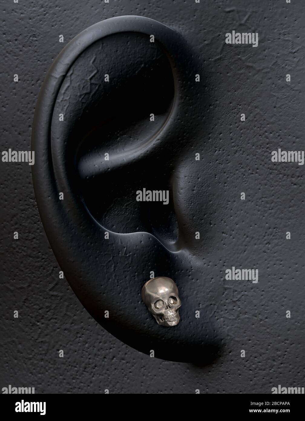 Skull Art 3d Graphics High Resolution Stock Photography and Images - Alamy