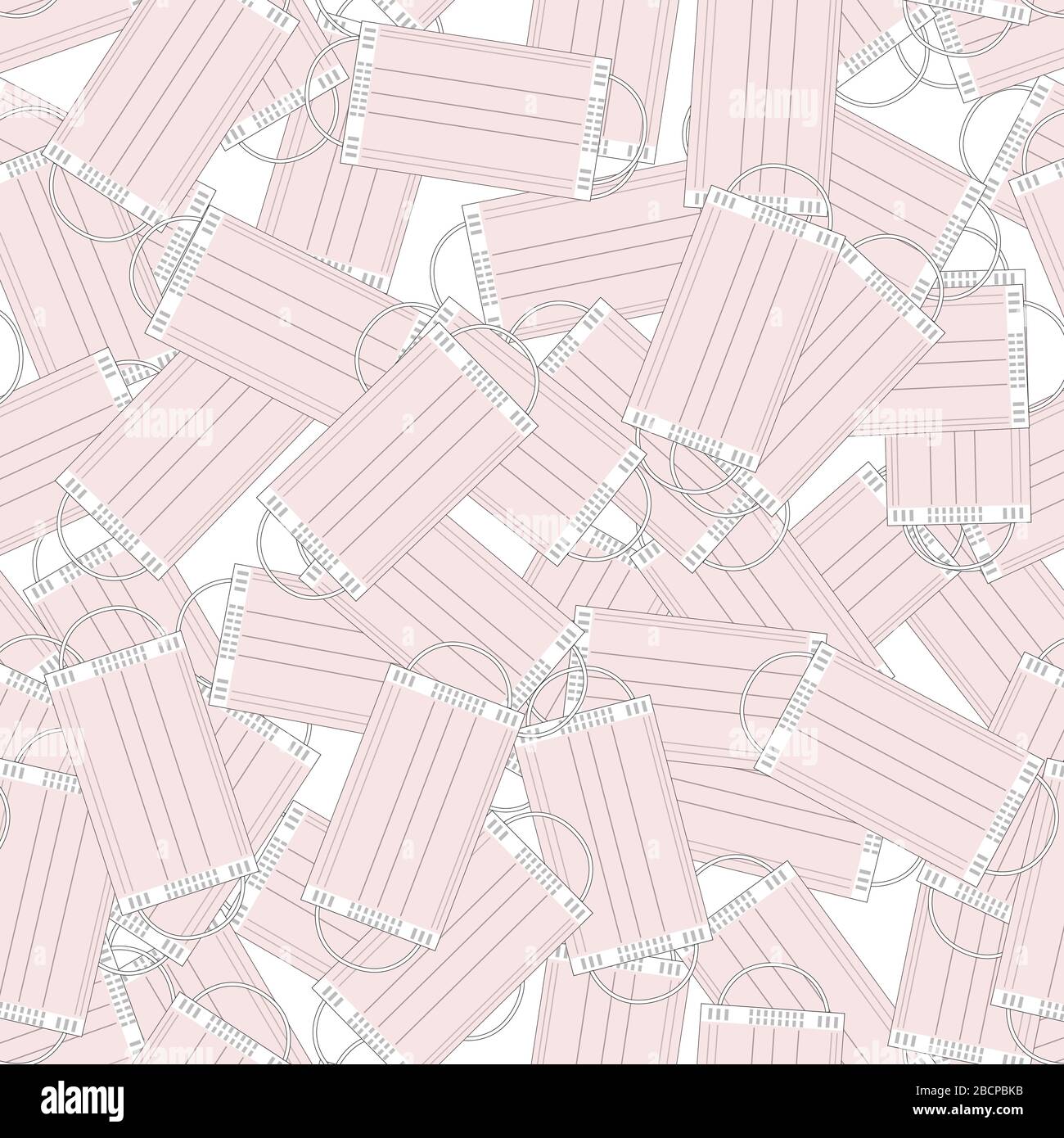 Face mask seamless pattern illustration Stock Vector Image & Art - Alamy