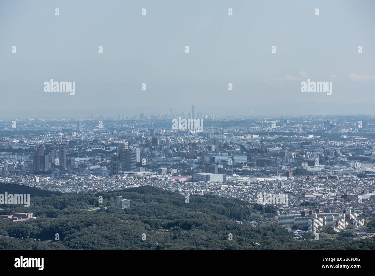 Tokyo cityscape view from Mount Takao Stock Photo - Alamy