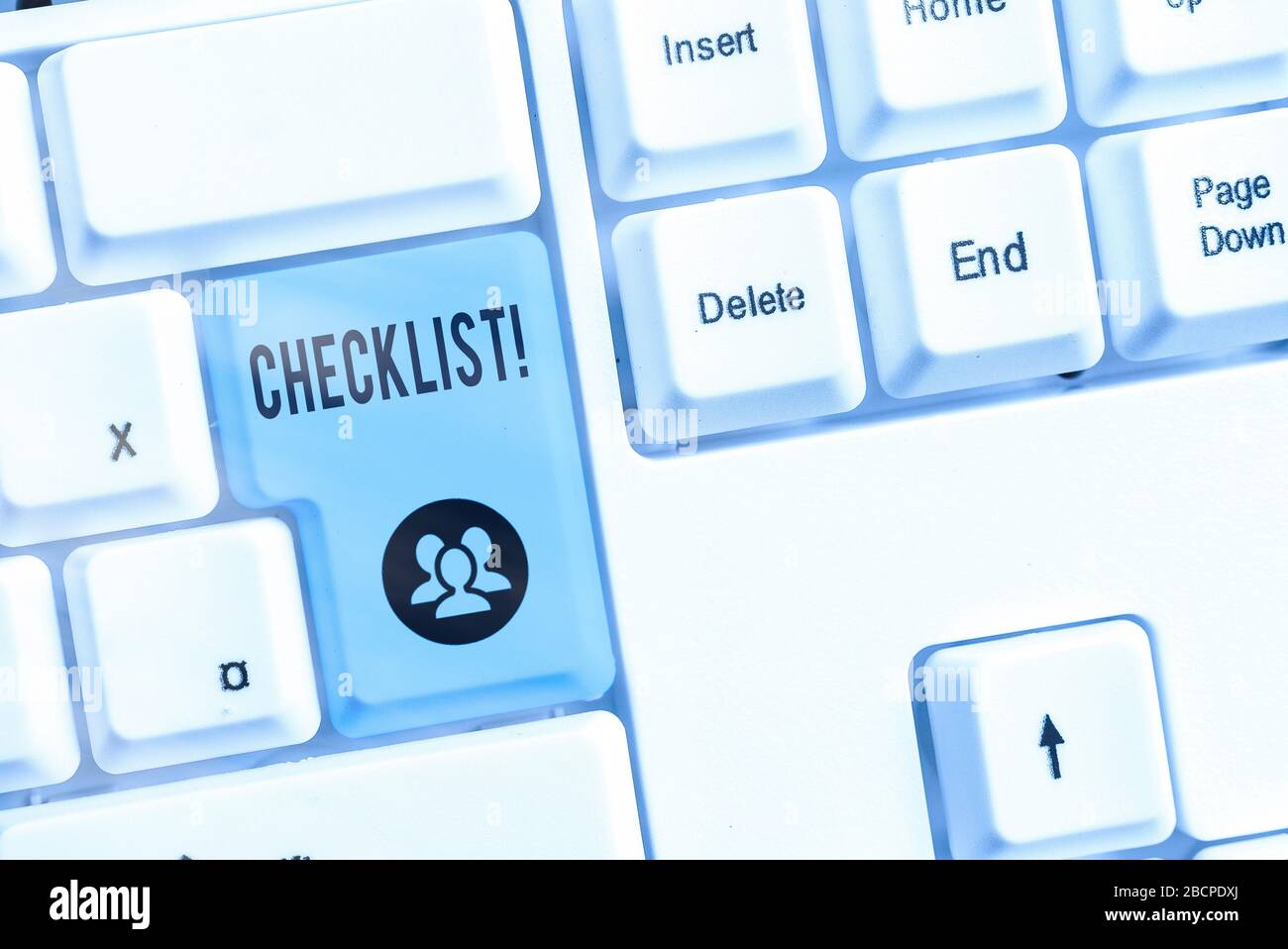 Conceptual hand writing showing Checklist. Concept meaning list items ...
