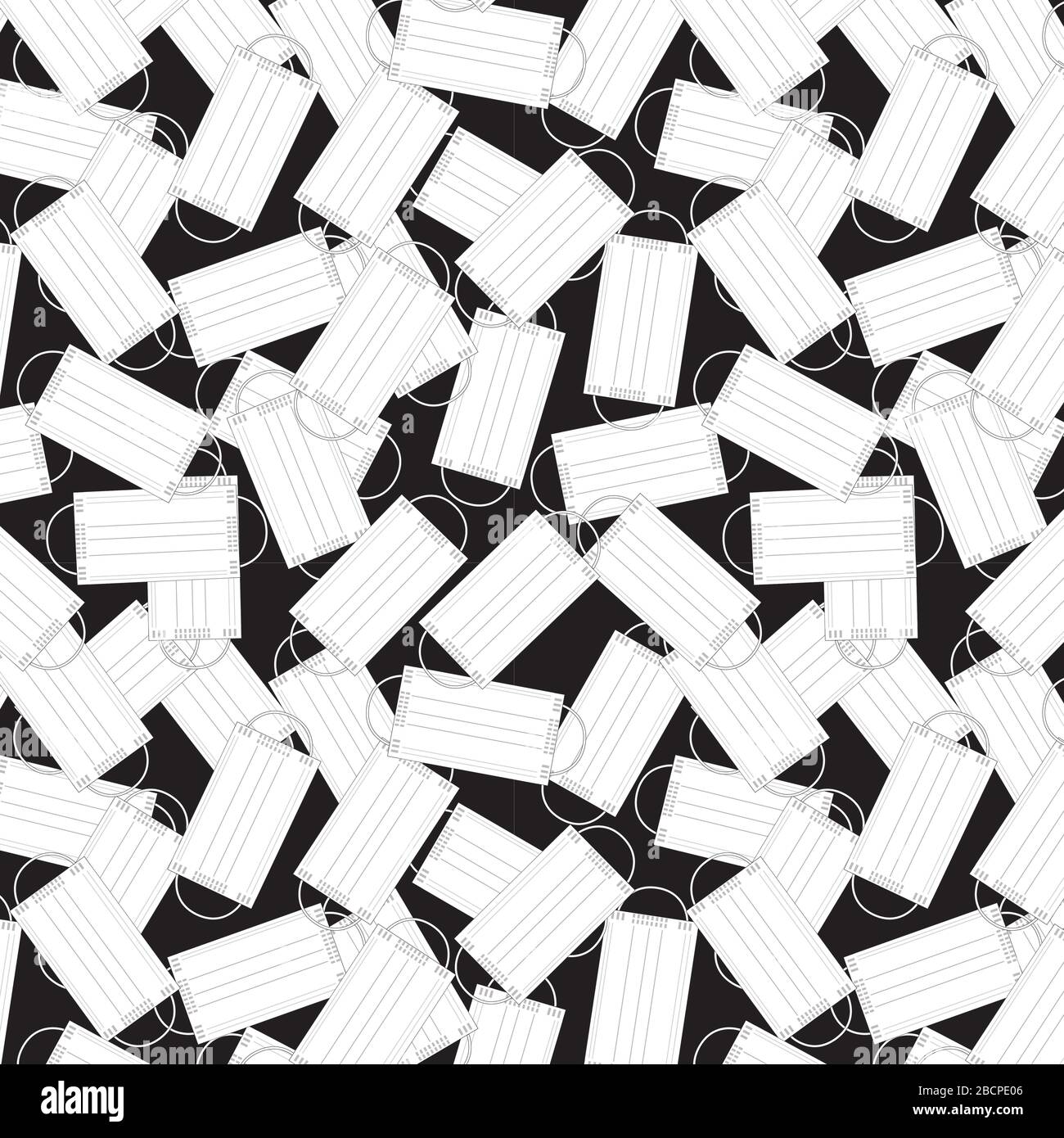 Face mask seamless pattern illustration Stock Vector Image & Art - Alamy