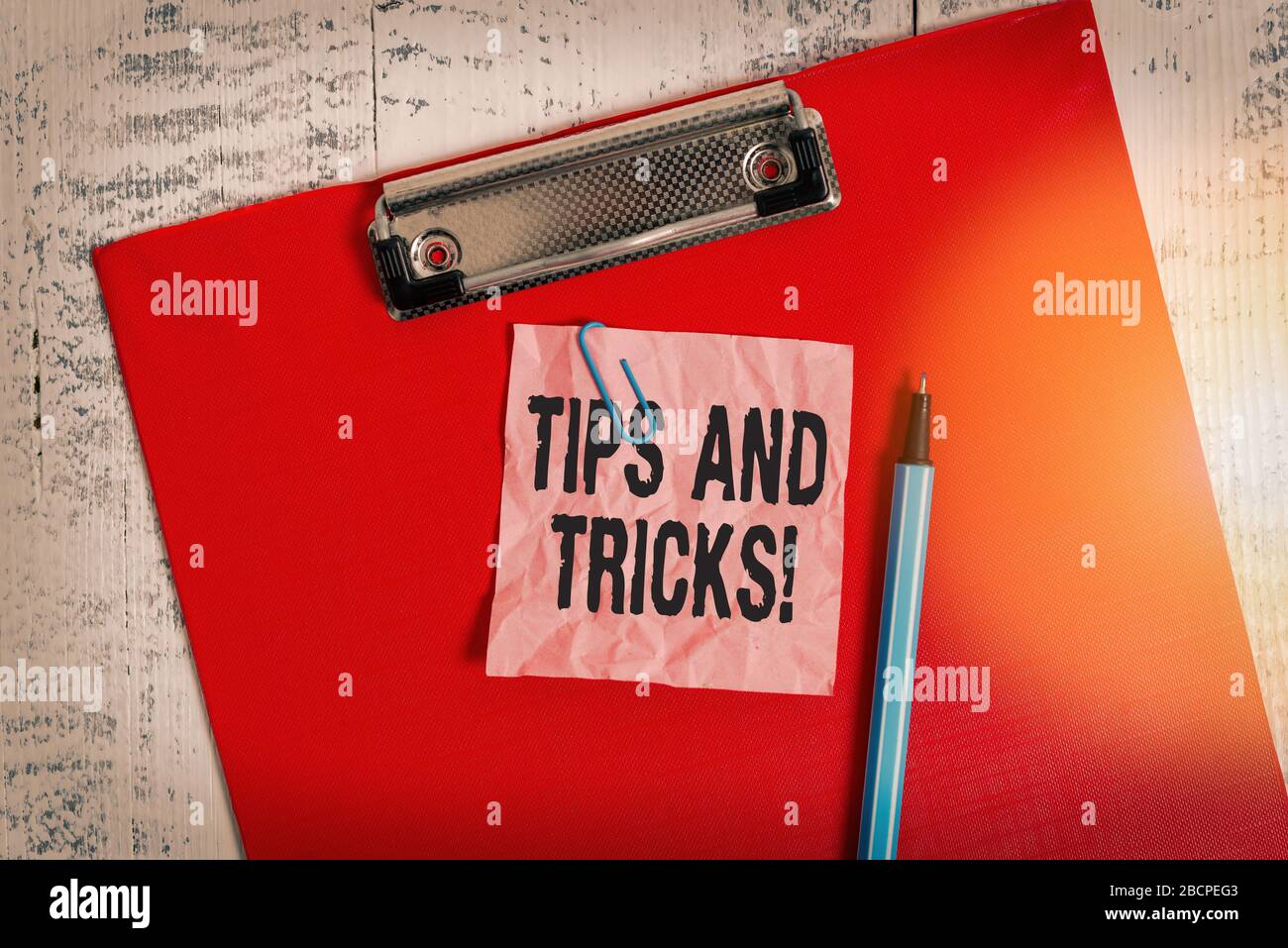 Conceptual hand writing showing Tips And Tricks. Concept meaning means ...