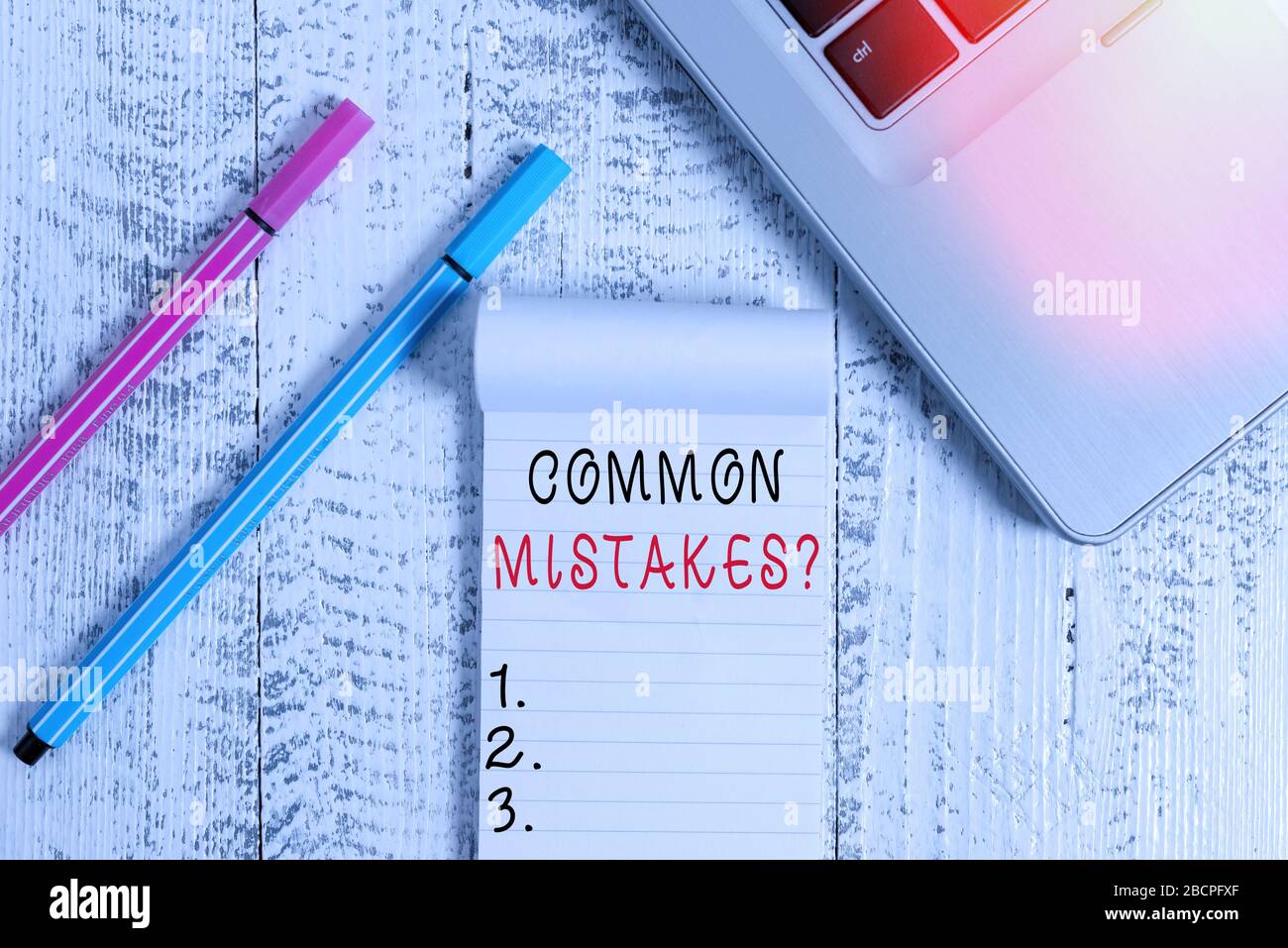 Conceptual hand writing showing Common Mistakes question. Concept ...