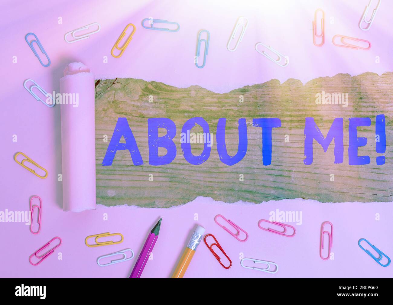 Conceptual hand writing showing About Me. Concept meaning telling ...