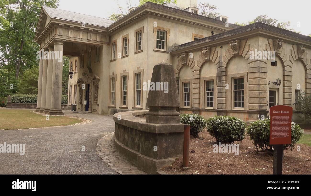 The Swan House as a part of Atlanta History Center - ATLANTA, USA ...