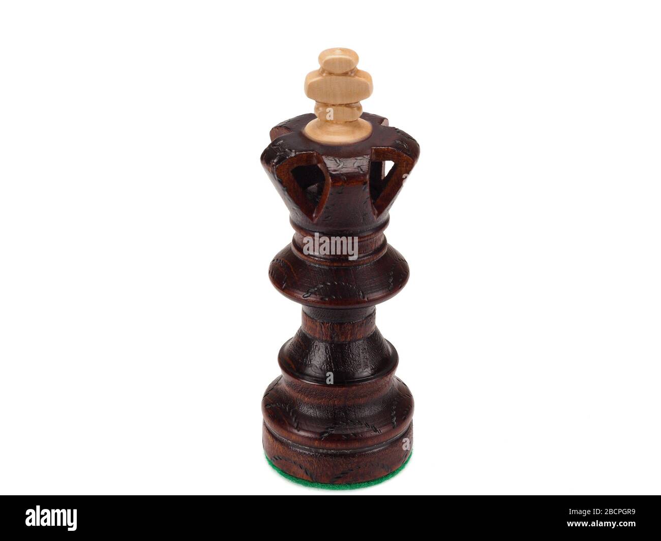 Close up white king Cut Out Stock Images & Pictures - Alamy