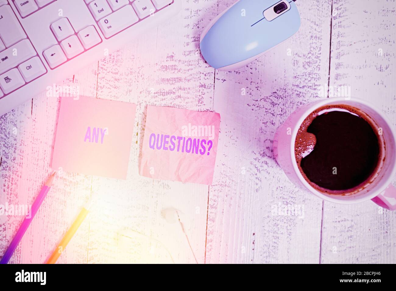 Handwriting text Any Questions Question. Conceptual photo you say write ...