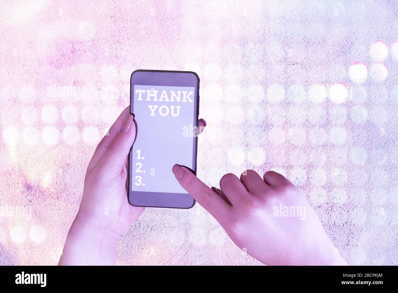 Writing note showing Thank You. Business concept for a polite ...