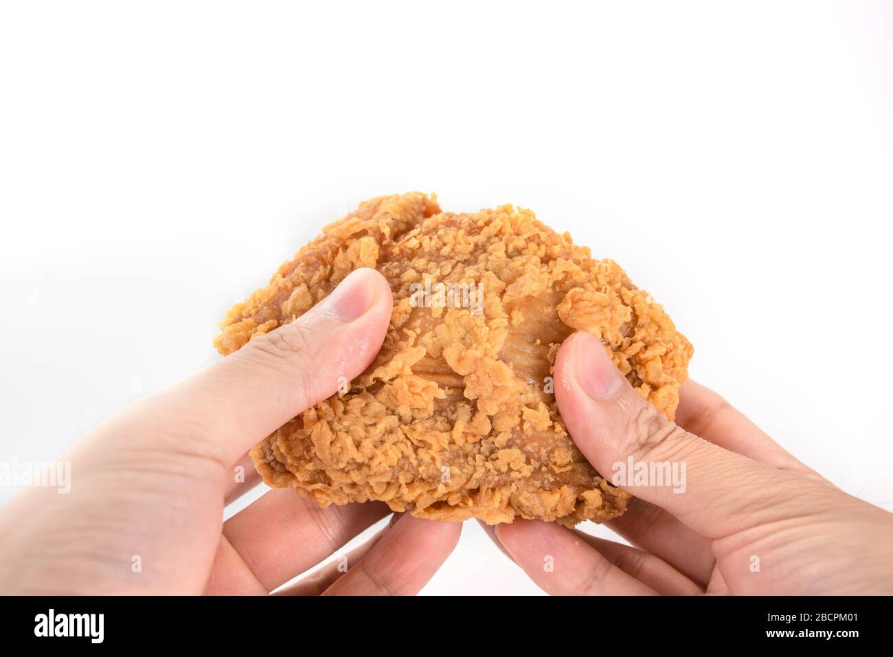 Fried chicken drumstick hand hi-res stock photography and images - Alamy