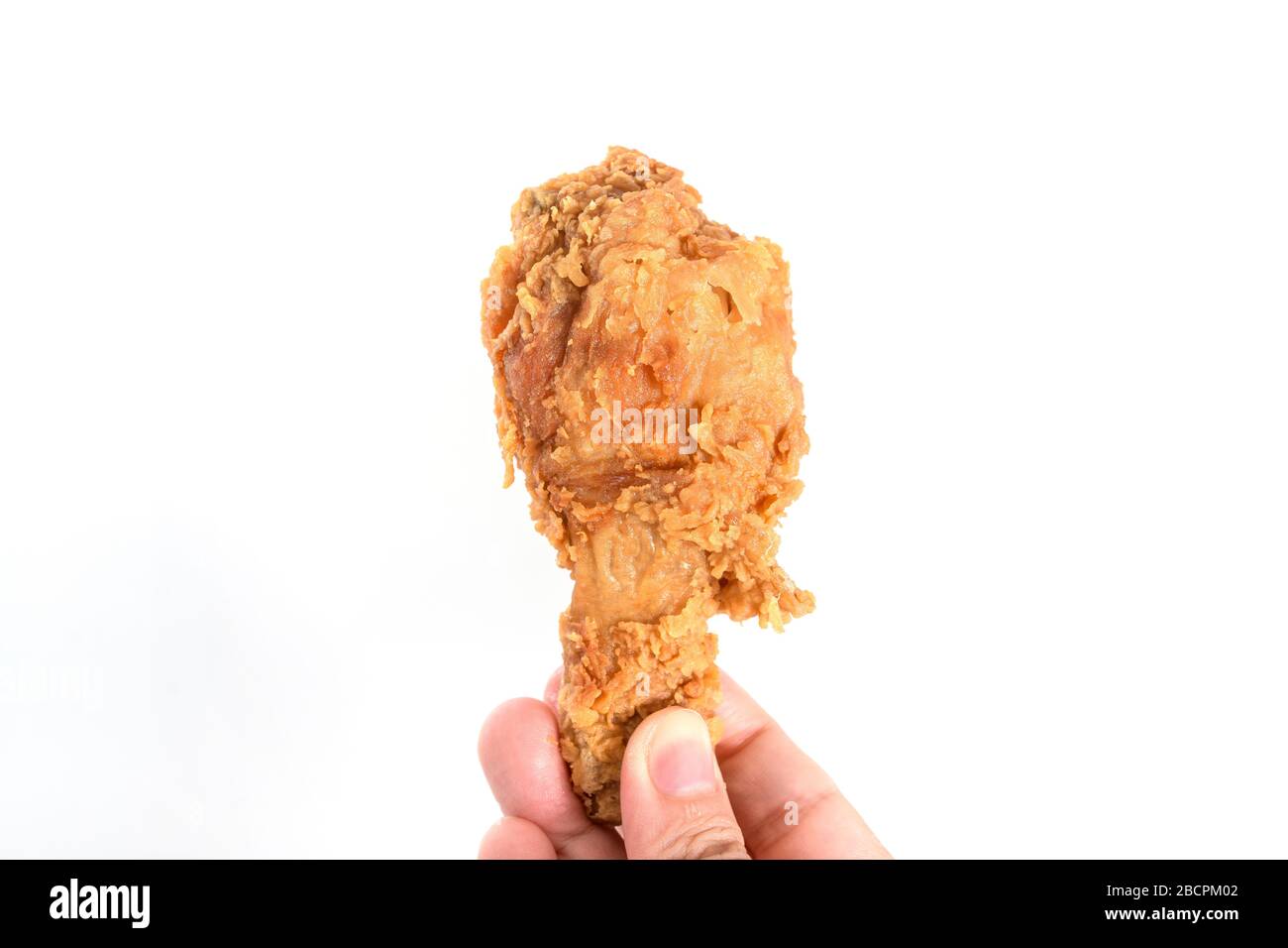 Fried chicken drumstick hand hi-res stock photography and images - Alamy